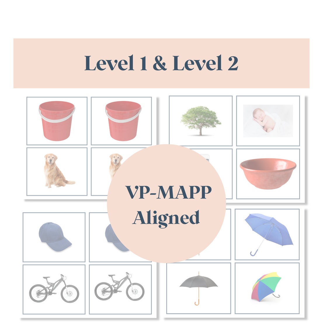 Vb-mapp Tacting Cards Bundle ABA Therapy Materials Vb-mapp - Etsy