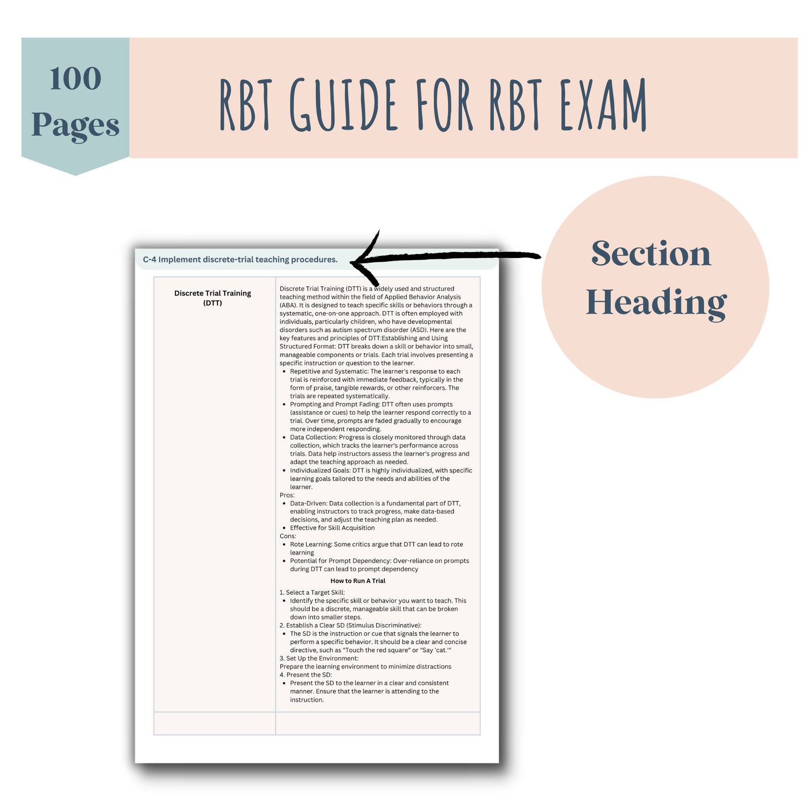 RBT Exam Study Guide Bundle, 2nd Edition RBT Exam, Study Prep Materials for RBT, Digital Rbt ...