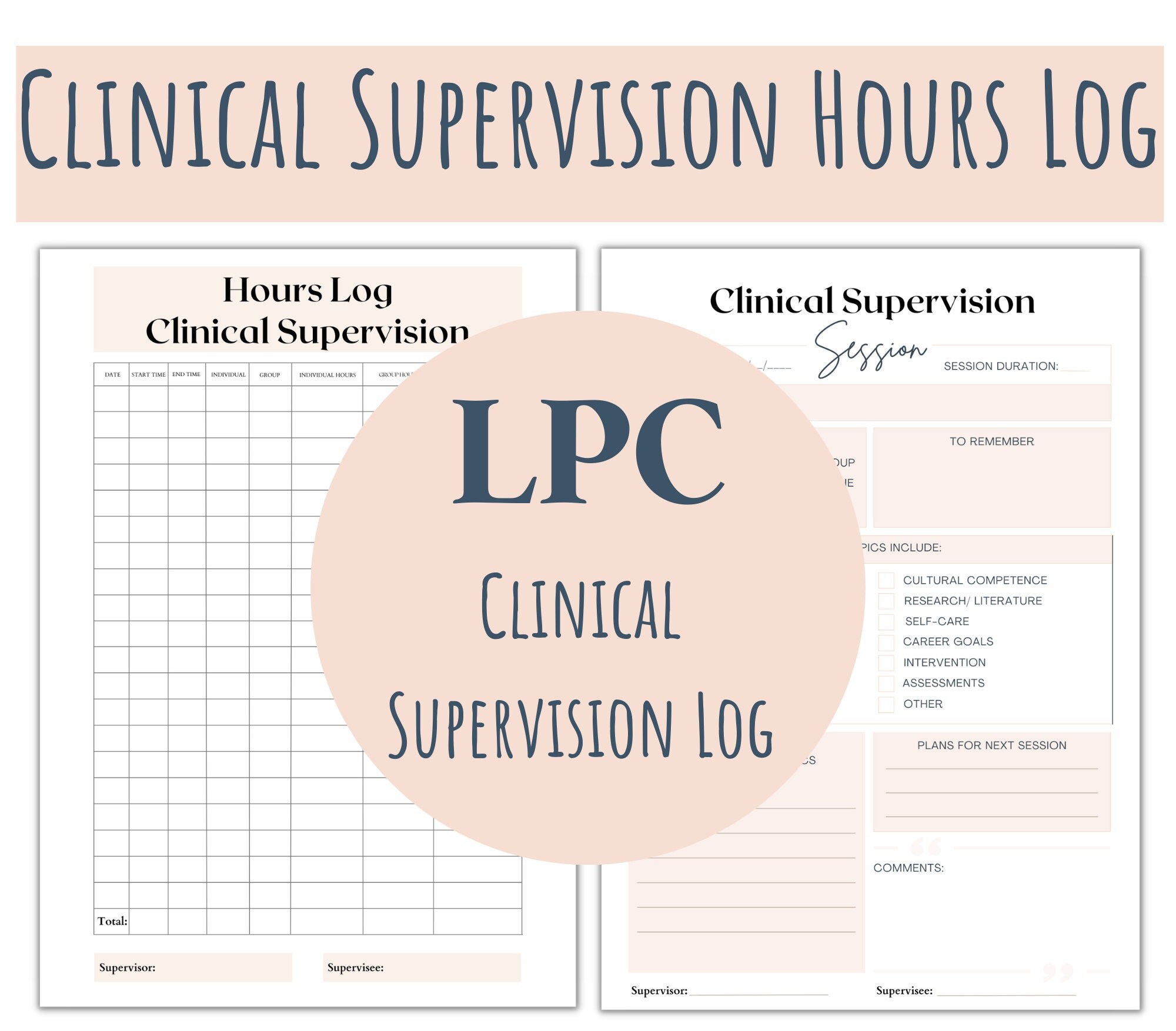Tracking Spreadsheet Lpc Hours Log Template Prntbl