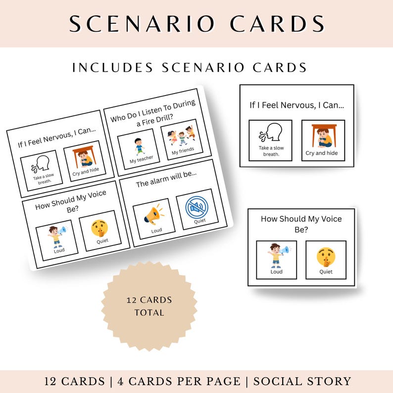 Fire Drill Social Story, Special Education, Adapted Book, Autism ...