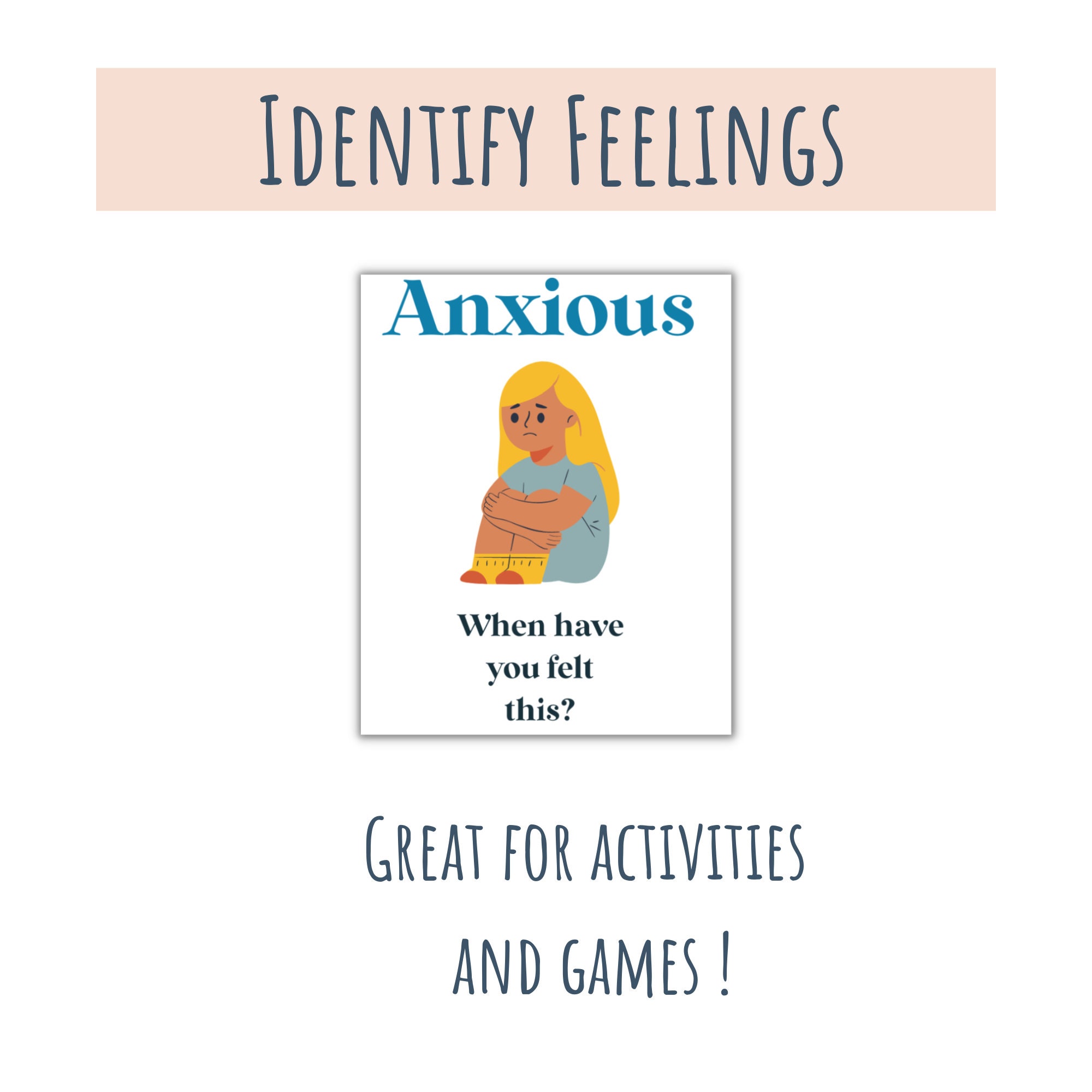 Emotion Cards, Identify Feelings Activity, Social Skills Activity, Calm ...
