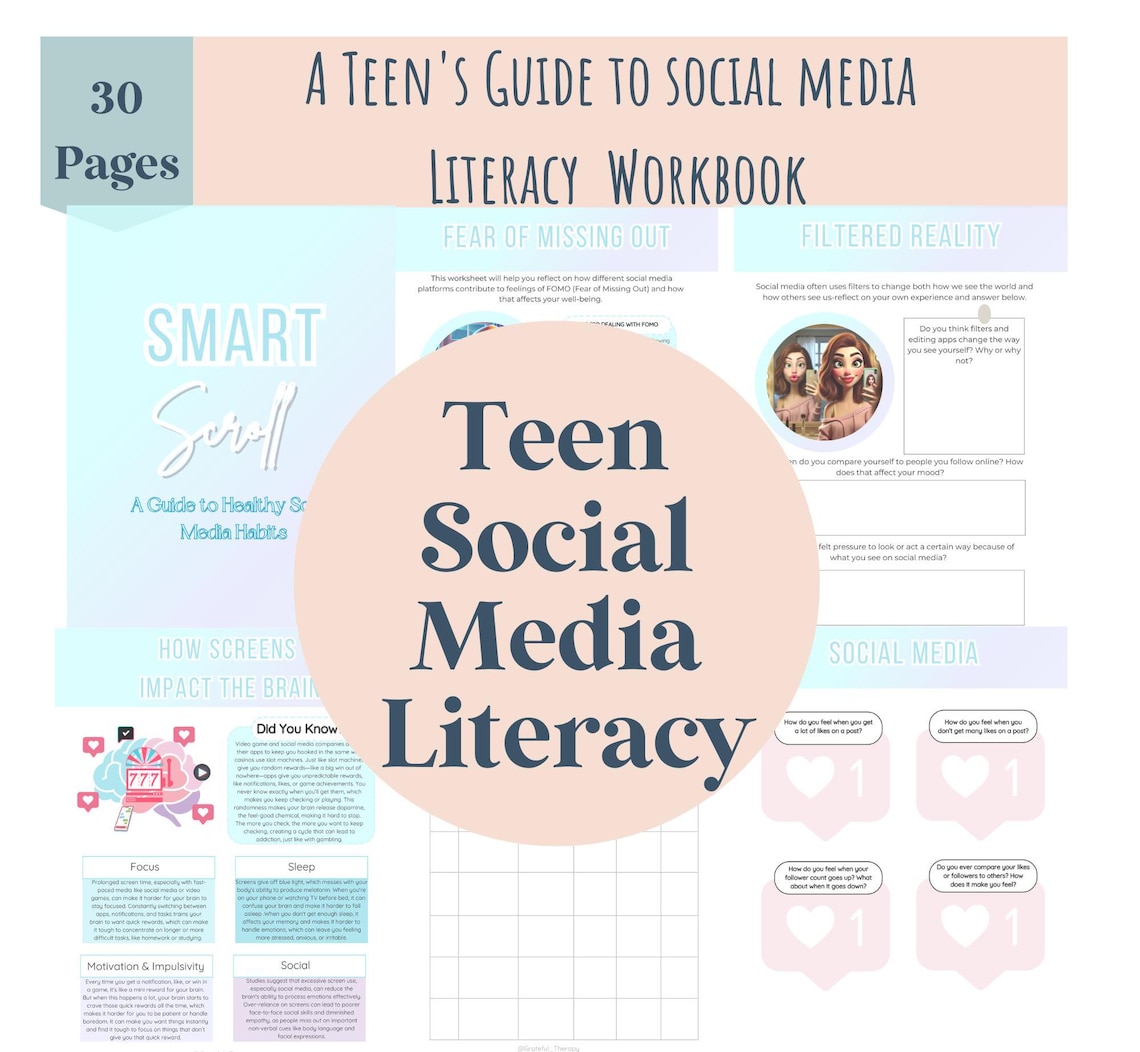 Teen Social Media Literacy, Safe and Healthy Social Media Habits ...