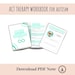 ACT for Autism, Autism Workbook, Acceptance Commitment Therapy, BCBA ...