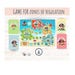 ZONES of Regulation Game, Emotion Island Kids Social Skills Game ...