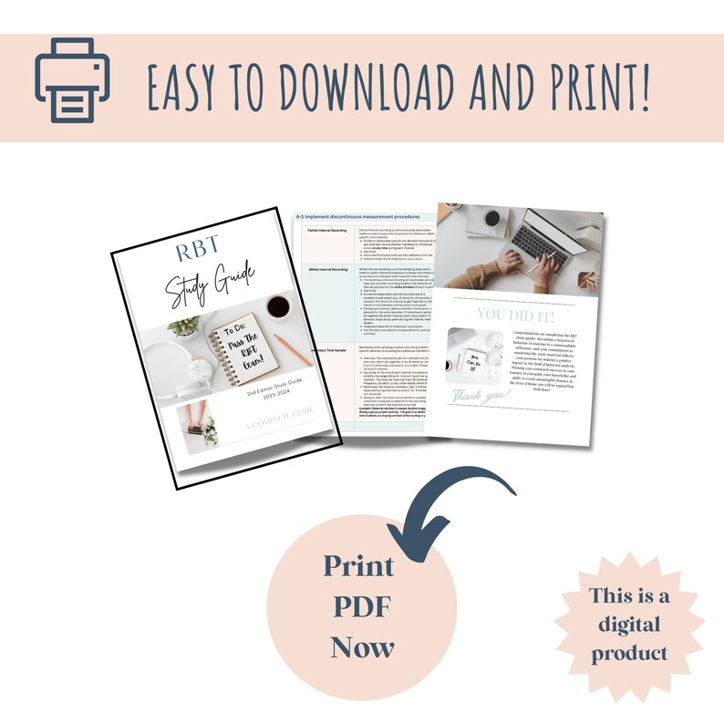 RBT Exam Study Guide Bundle, 2nd Edition RBT Exam, Study Prep Materials ...