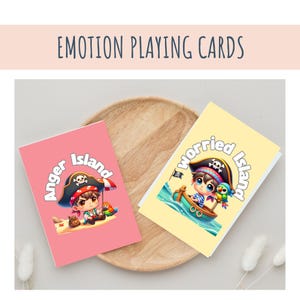 ZONES of Regulation Game, Emotion Island Kids Social Skills Game ...