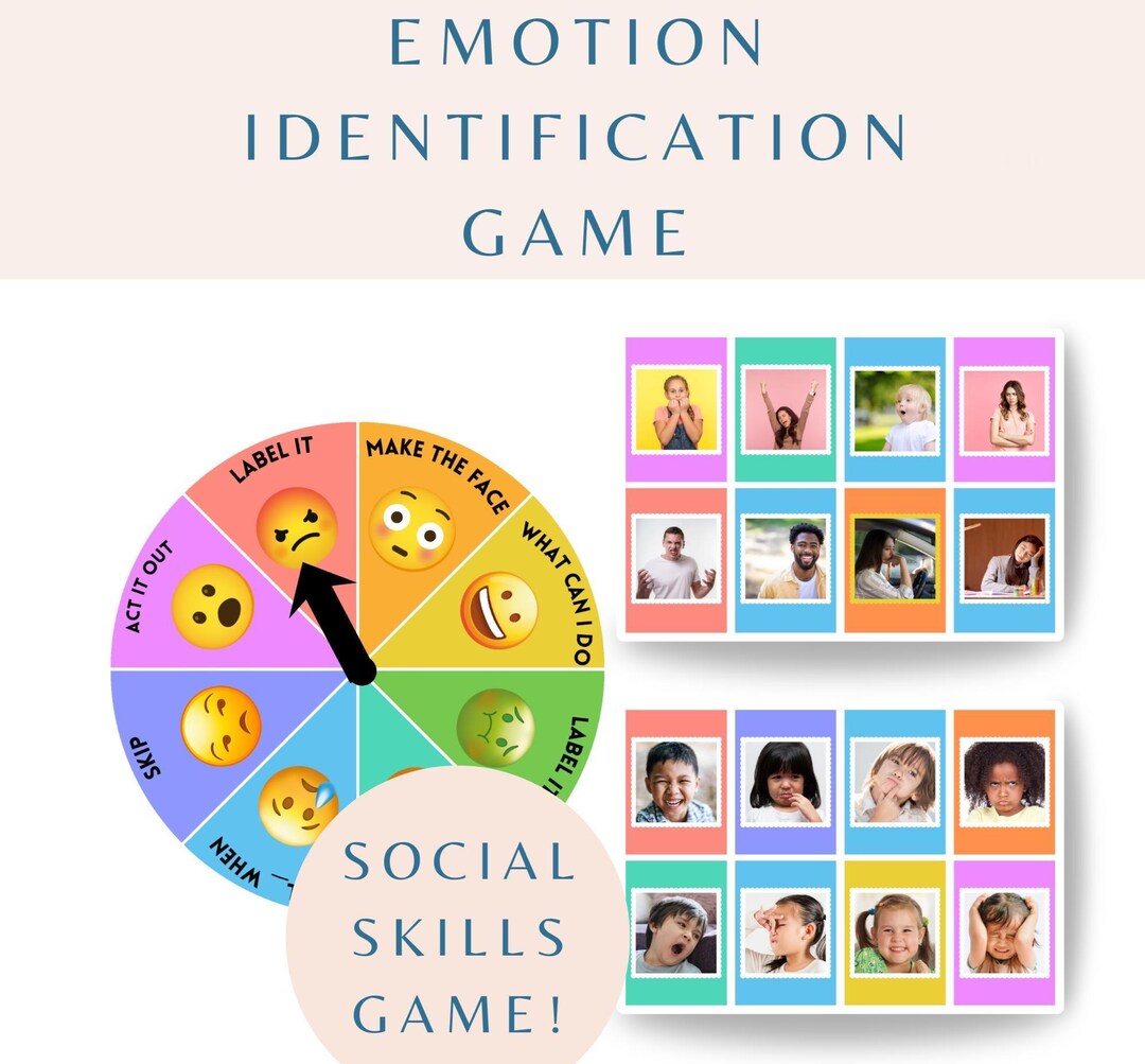 Emotion Spin the Wheel Game, Emotional Regulation Game, Coping Skills ...