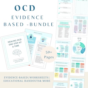 OCD ERP Workbook, Exposure Response Prevention, OCD Worksheets ...