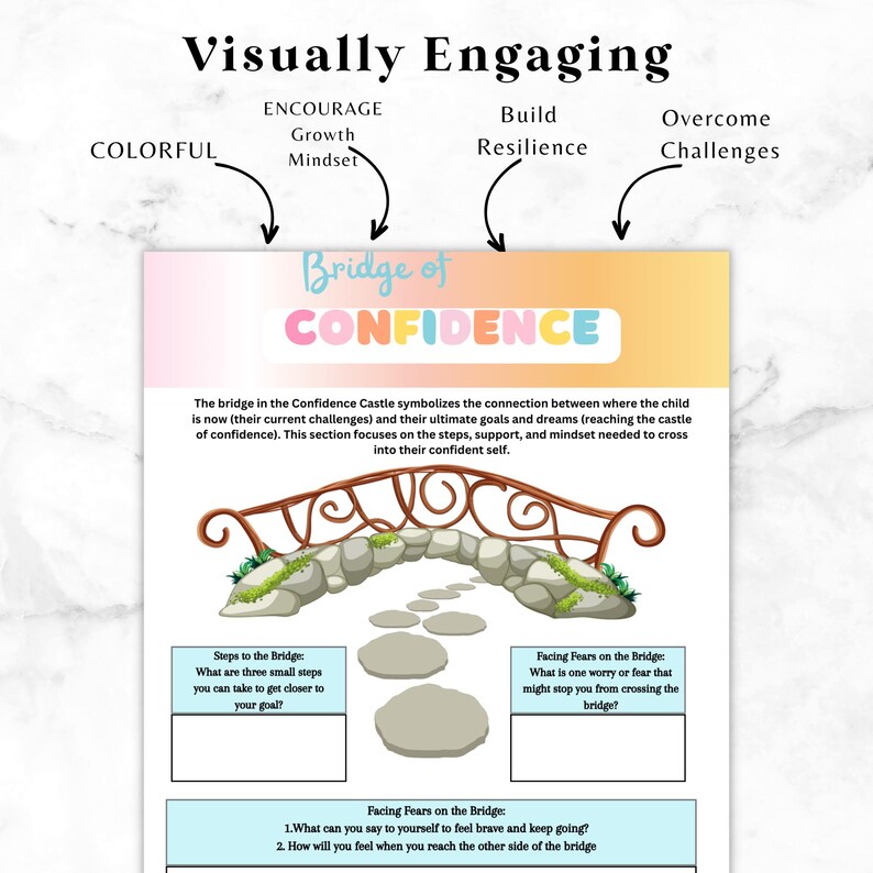 Confidence Self Esteem PRINTABLE for Kids, Fairytale Themed Growth ...