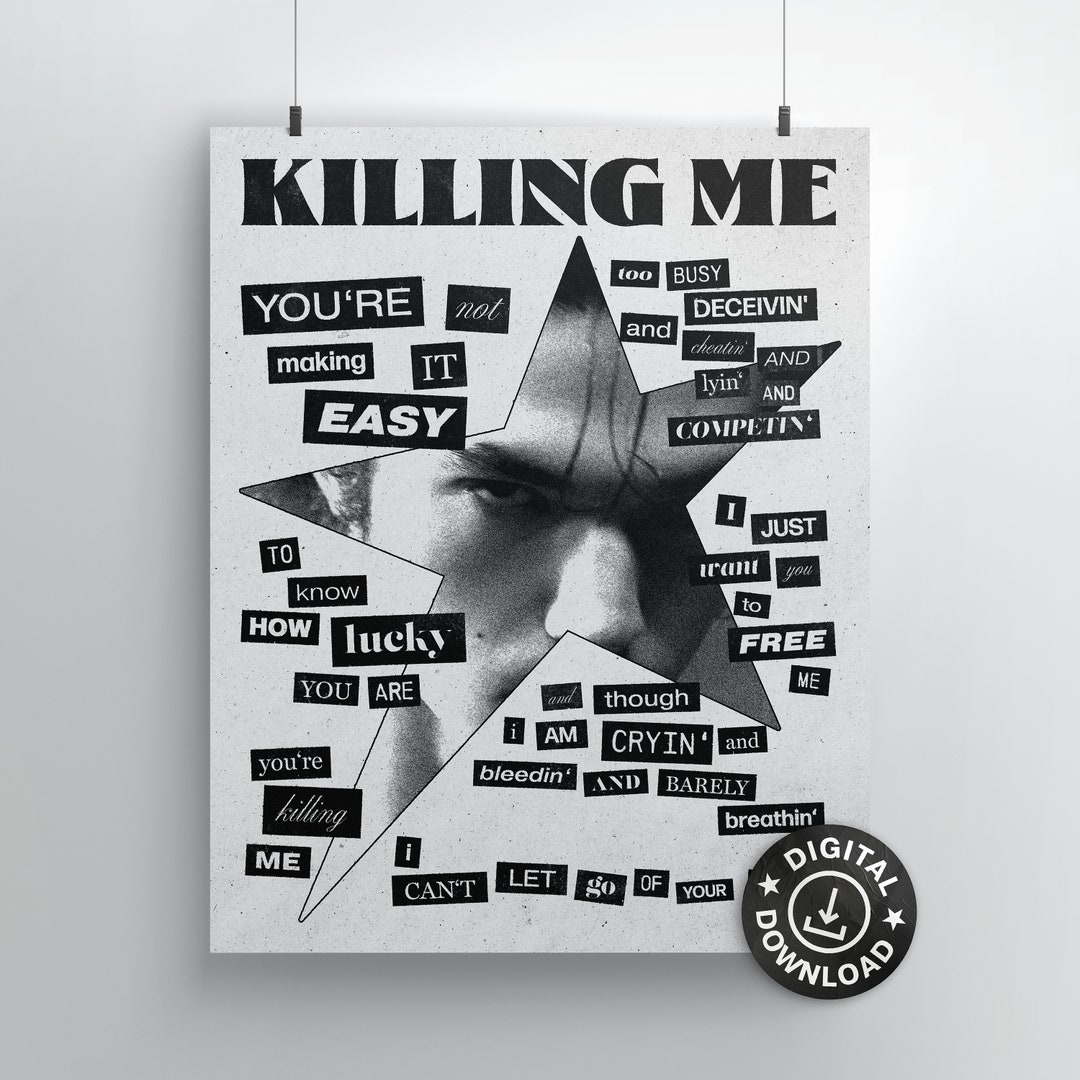 Killing Me – Conan Gray Poster - Etsy