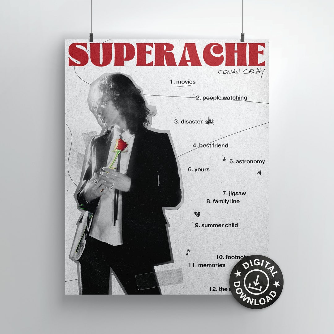 Superache – Conan Gray Poster - Etsy