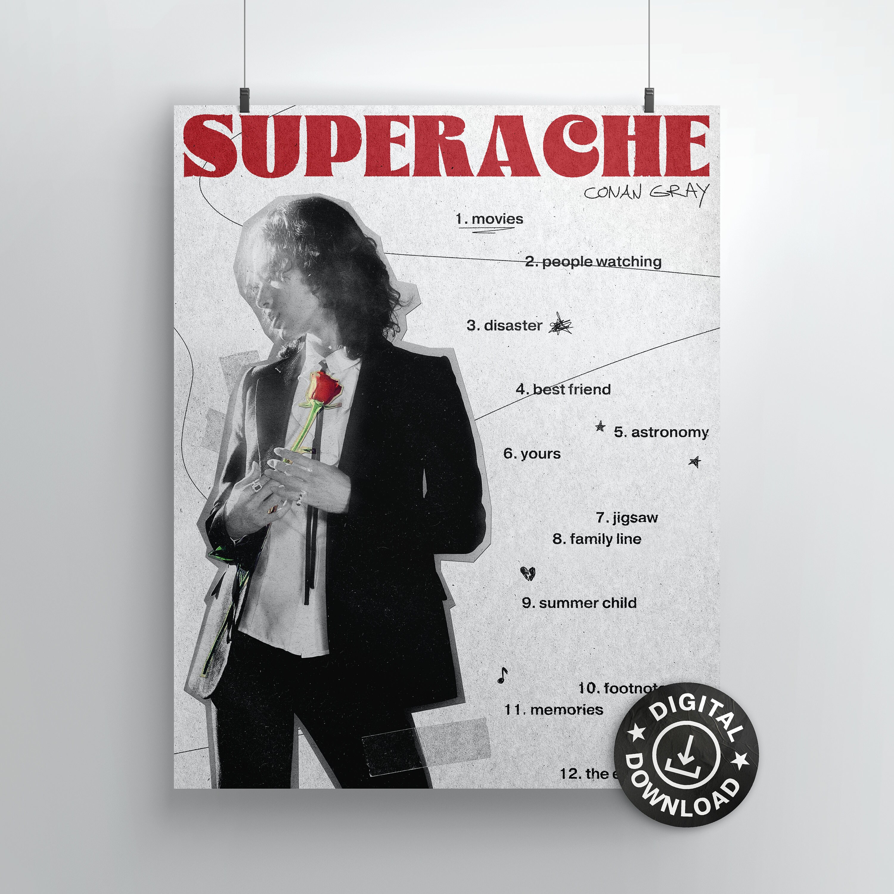 Superache – Conan Gray Poster - Etsy