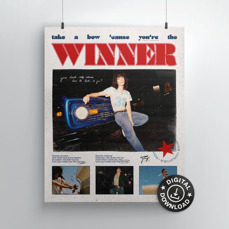 Winner – Conan Gray Poster - Etsy