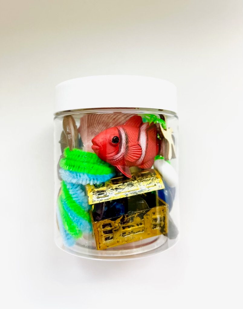 Ocean Playdough Jar, Ocean Toy, Ocean Activities, on the Go Fun ...