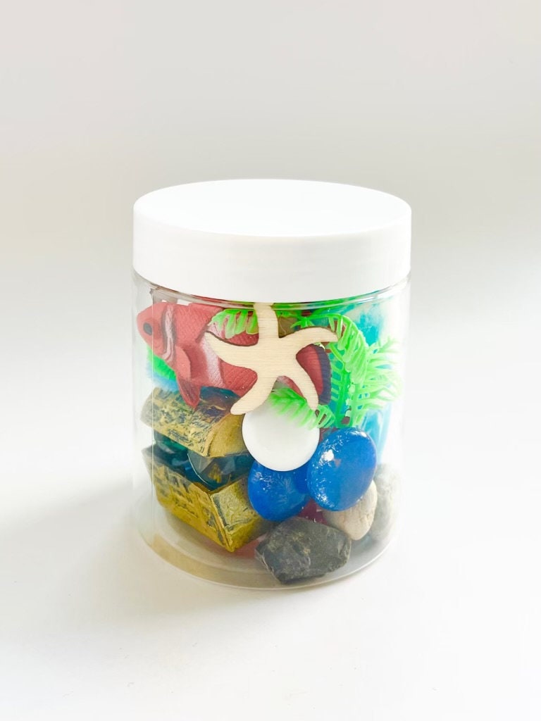Ocean Playdough Jar, Ocean Toy, Ocean Activities, on the Go Fun ...