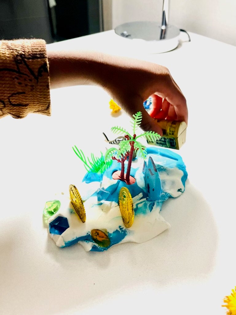 Ocean Playdough Jar, Ocean Toy, Ocean Activities, on the Go Fun ...