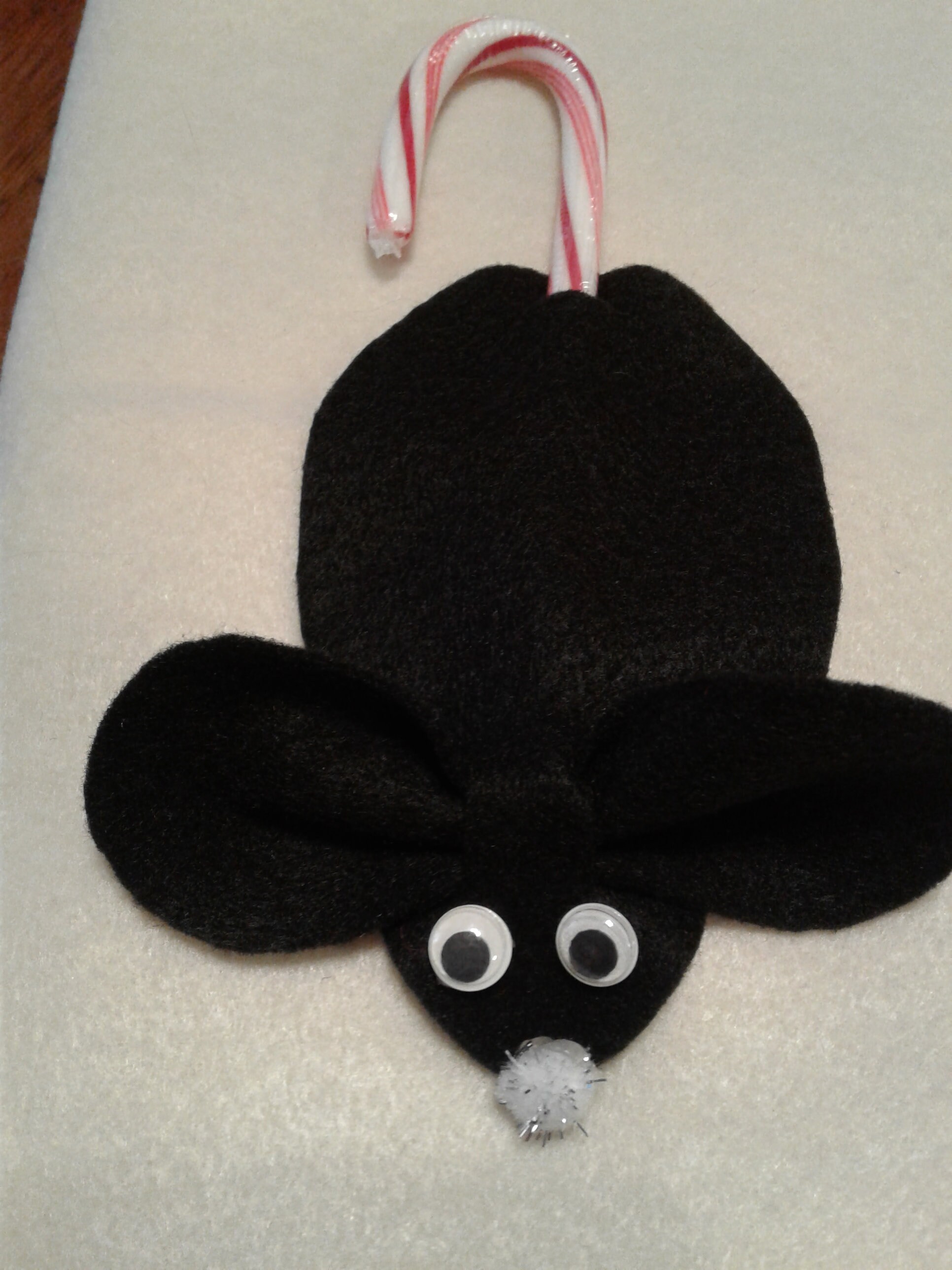 Candy Cane Mice Craft Kit, Christmas Holiday, Handmade, Felt, No Sew ...