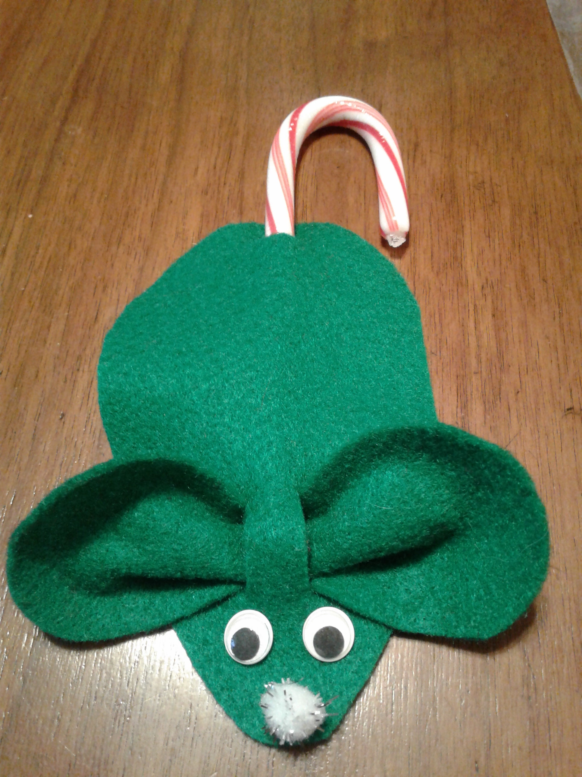 Candy Cane Mice Craft Kit, Christmas Holiday, Handmade, Felt, No Sew ...