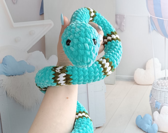 Crochet Snake / Amigurumi Crochet / Handmade / Gift Ideas - Etsy