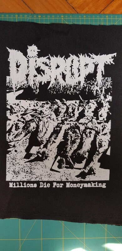 Crustpunk Back Patch 10 Designs Nasum Wormrot Consume - Etsy