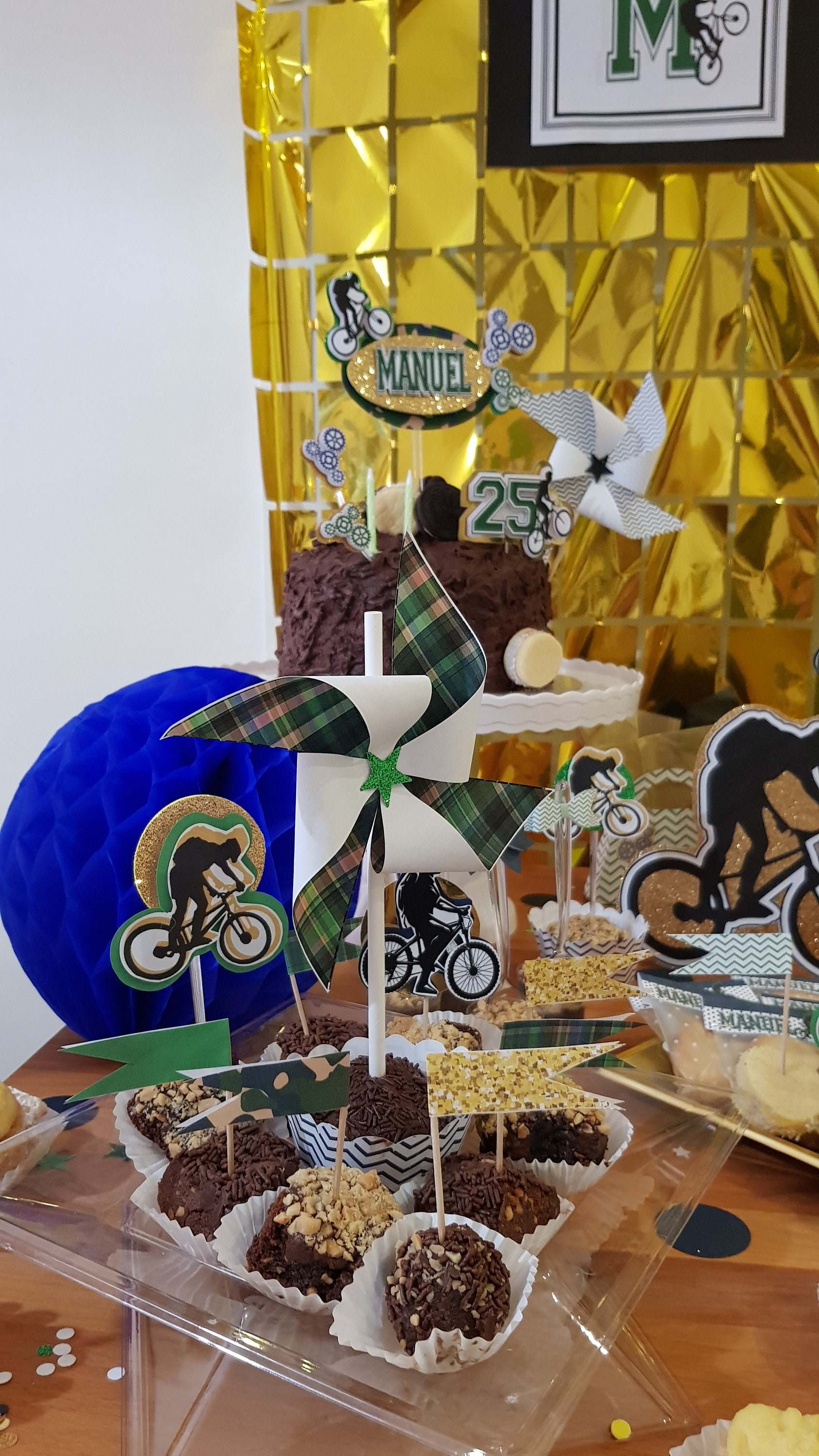 MTB Birthday Party Mini Digital Kit, Man Birthday Decoration, Printable ...