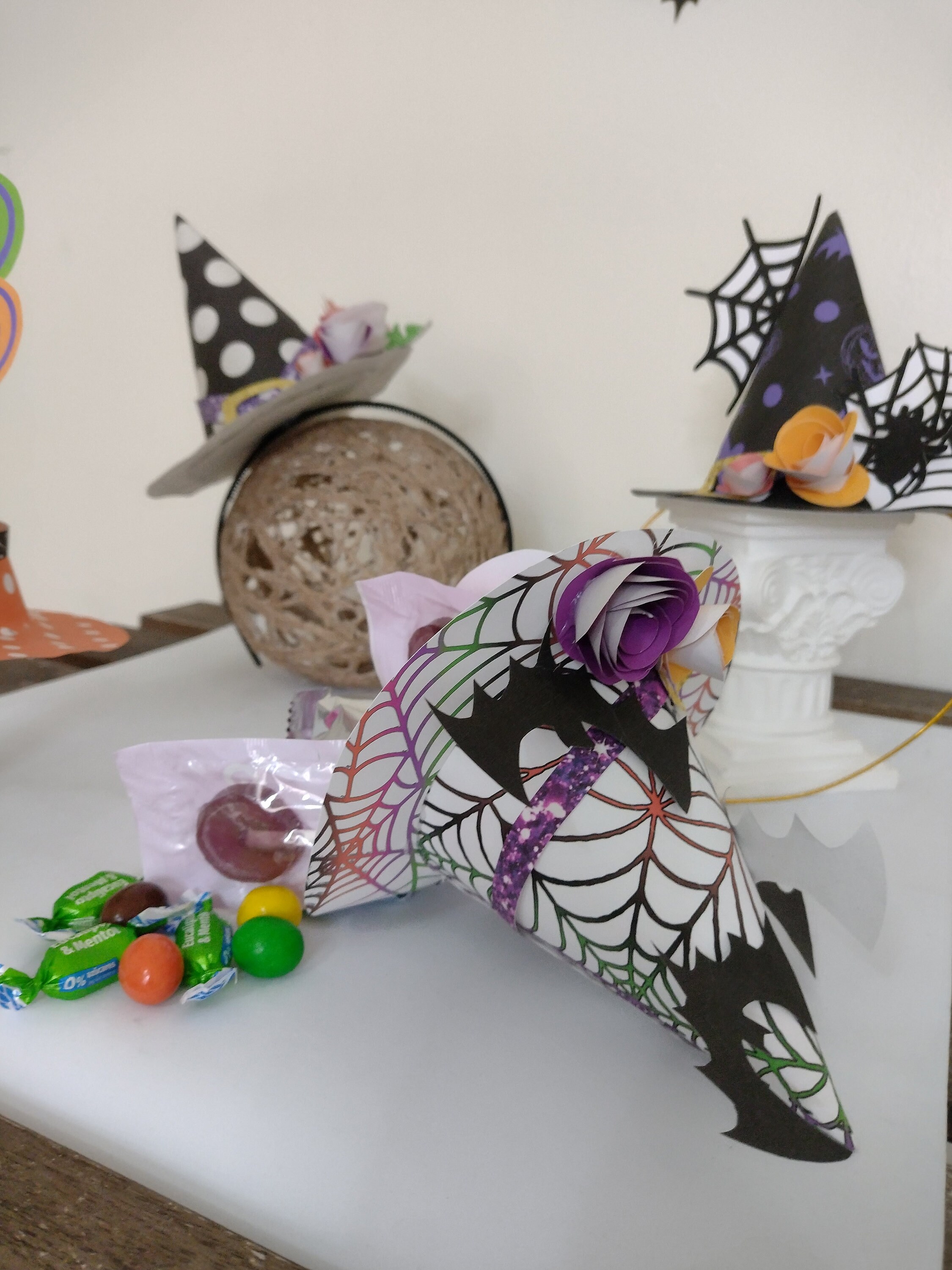 Witch Hats, Candy Boxes, Cutting File, Printable, Pdf, Cameo Silhouette ...