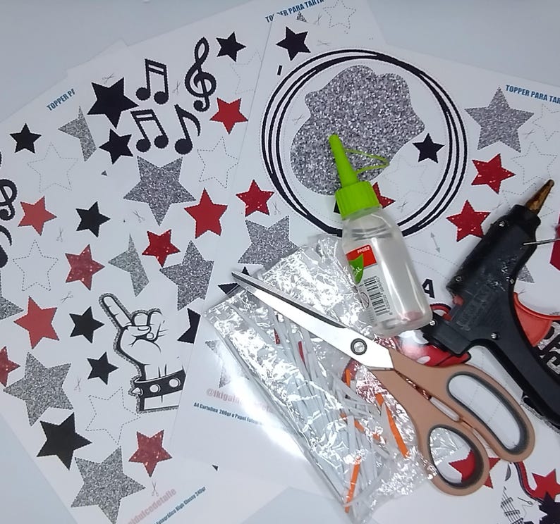 Cut File, Rock Birthday 3D Cake Topper - Etsy