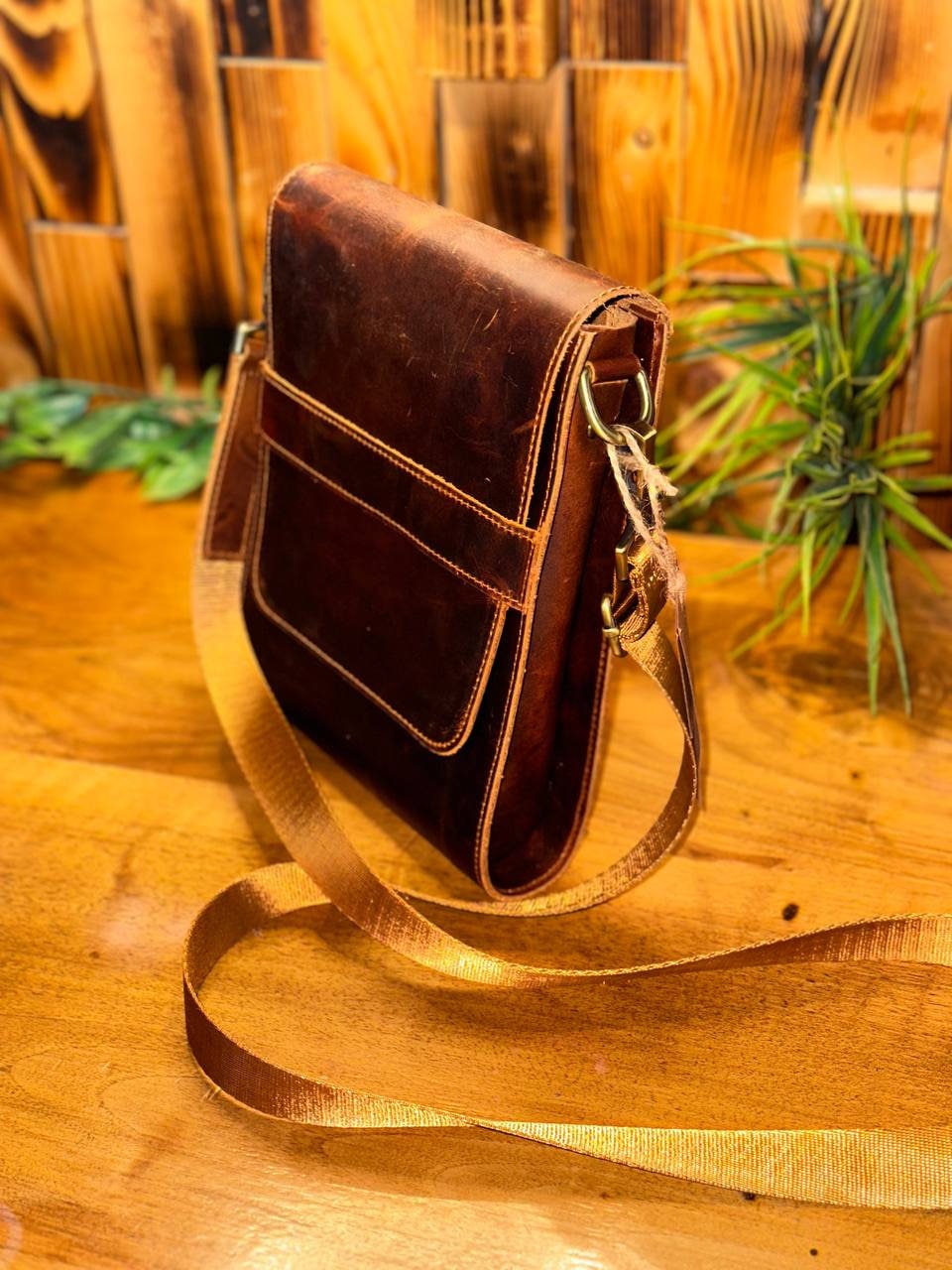 Personalized Leather Mesenger Handcrafted Messenger Bag, Engraved ...