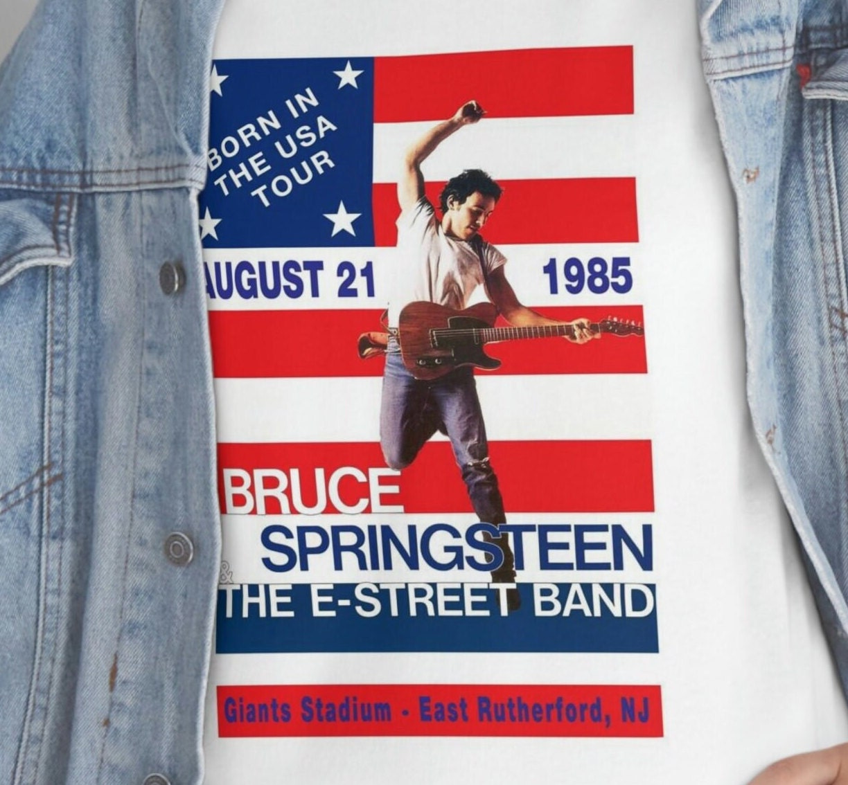Camiseta Bruce Springsteen And The E Street Band Tour Springsteen ...