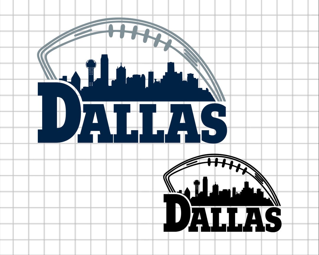 Dallas Football Svg, Dallas Skyline Svg, Football Design Svg, Game Day ...