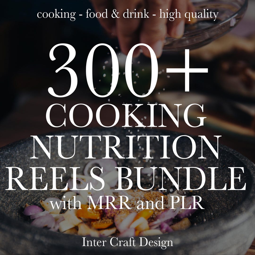 300+ Cooking Nutrition Reels Bundle, Viral Cooking Reels, Tiktok ...