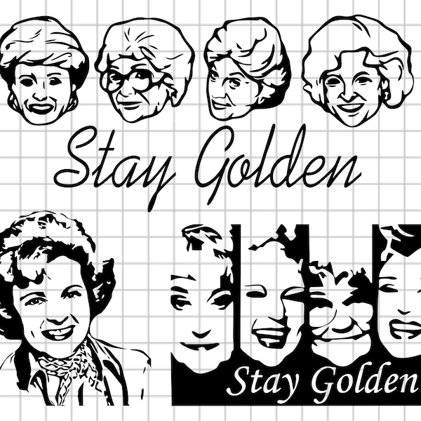 Golden Girls Svg - Etsy