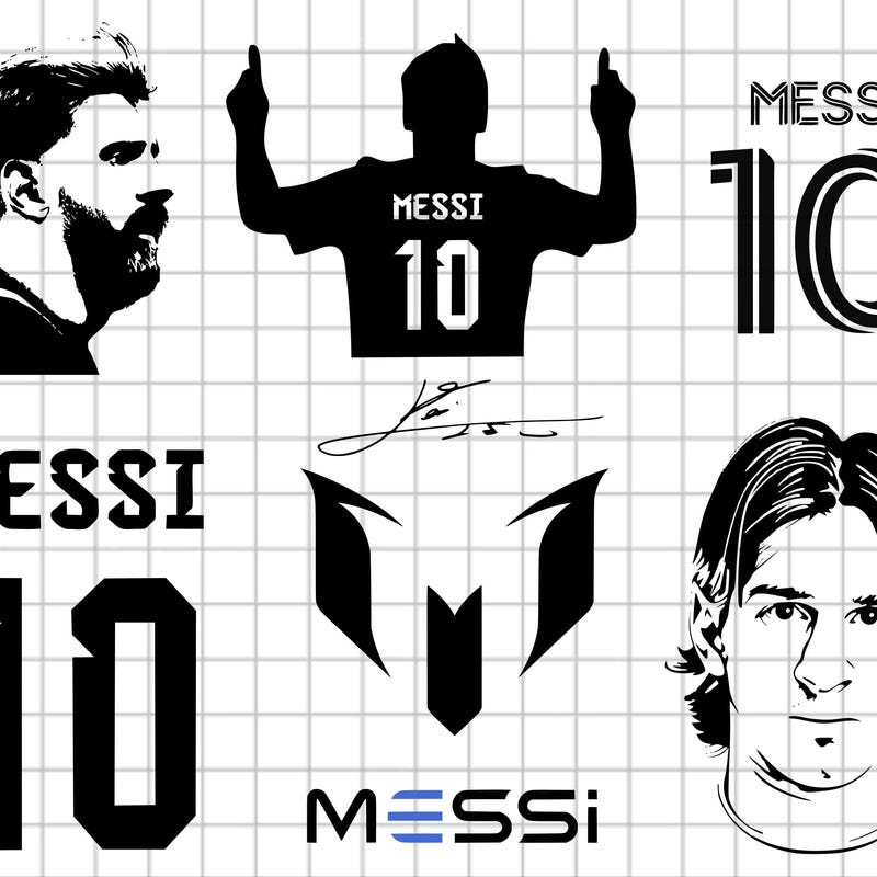 Messi Svg - Etsy