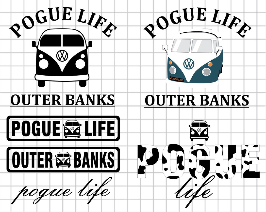 Pogue Life Svg, Outer Banks Svg, Twinkie Van Svg, Pogue Life Cow Print ...