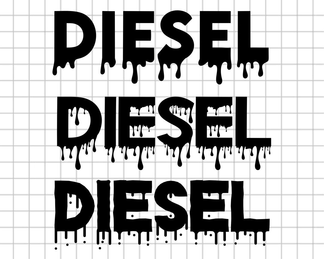 Dripping Diesel Svg, Dirty Diesel Clipart, Fuel Silhouette, Power Svg ...