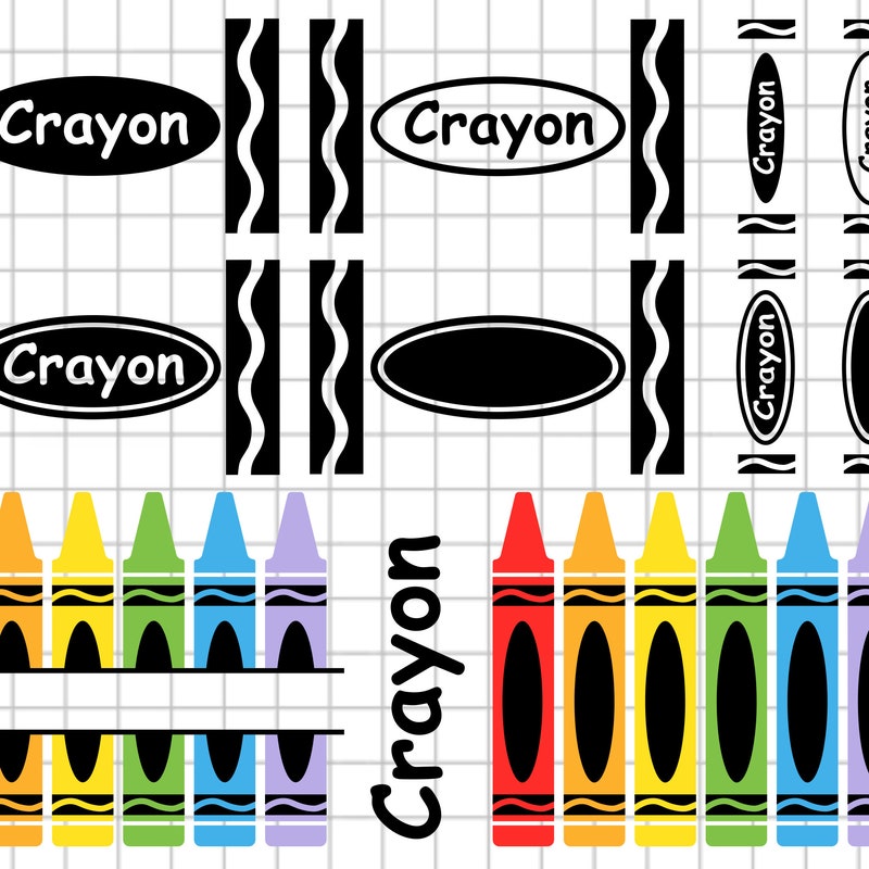 Crayola Svg - Etsy