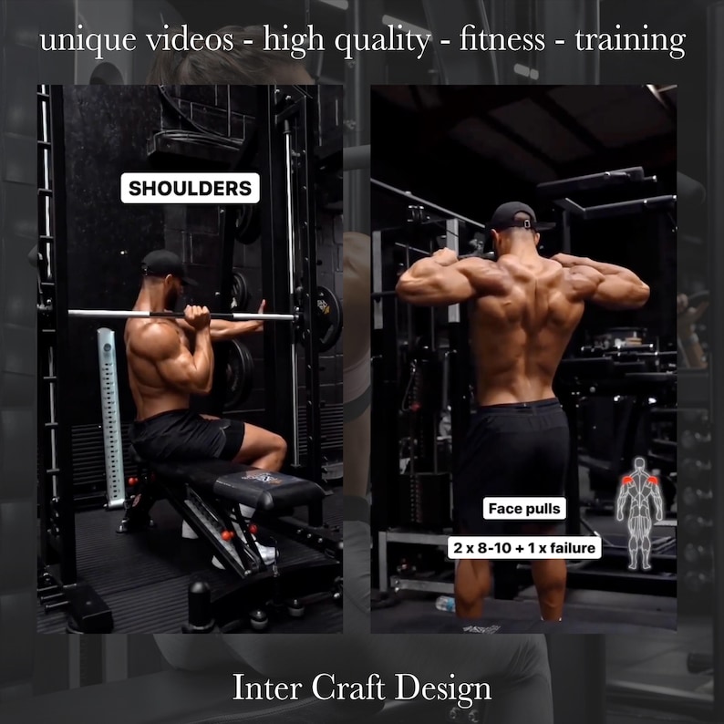700+ Fitness GYM Reels Bundle, Tiktok, Youtube Shorts, Instagram Reels ...