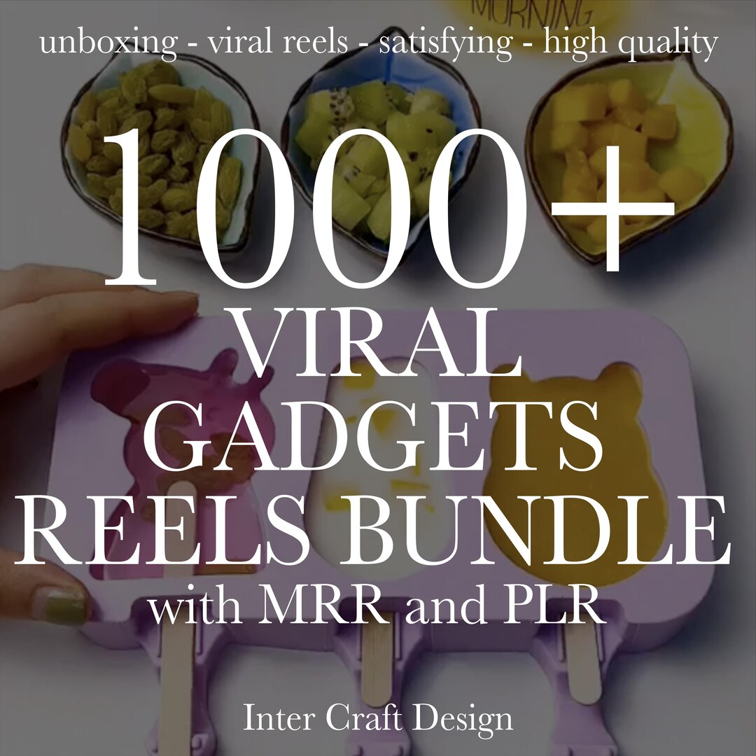 1000+ Viral Gadgets Reels Bundle, Satisfying Videos, Viral Tiktok Reels ...