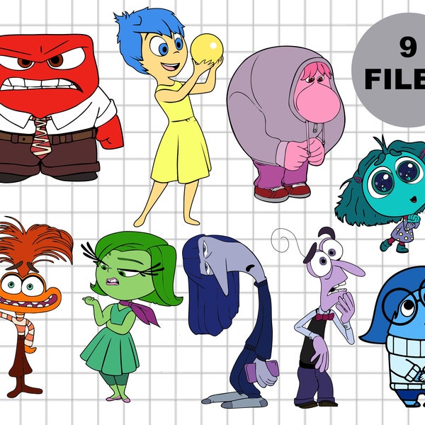 Inside Out Joy Emotion Svg - Etsy