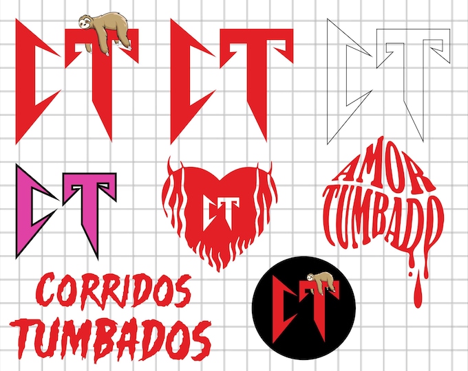 Corridos Tumbados SVG, CT Svg, Amor Tumbado Png, Svg, dxf, Cut files ...