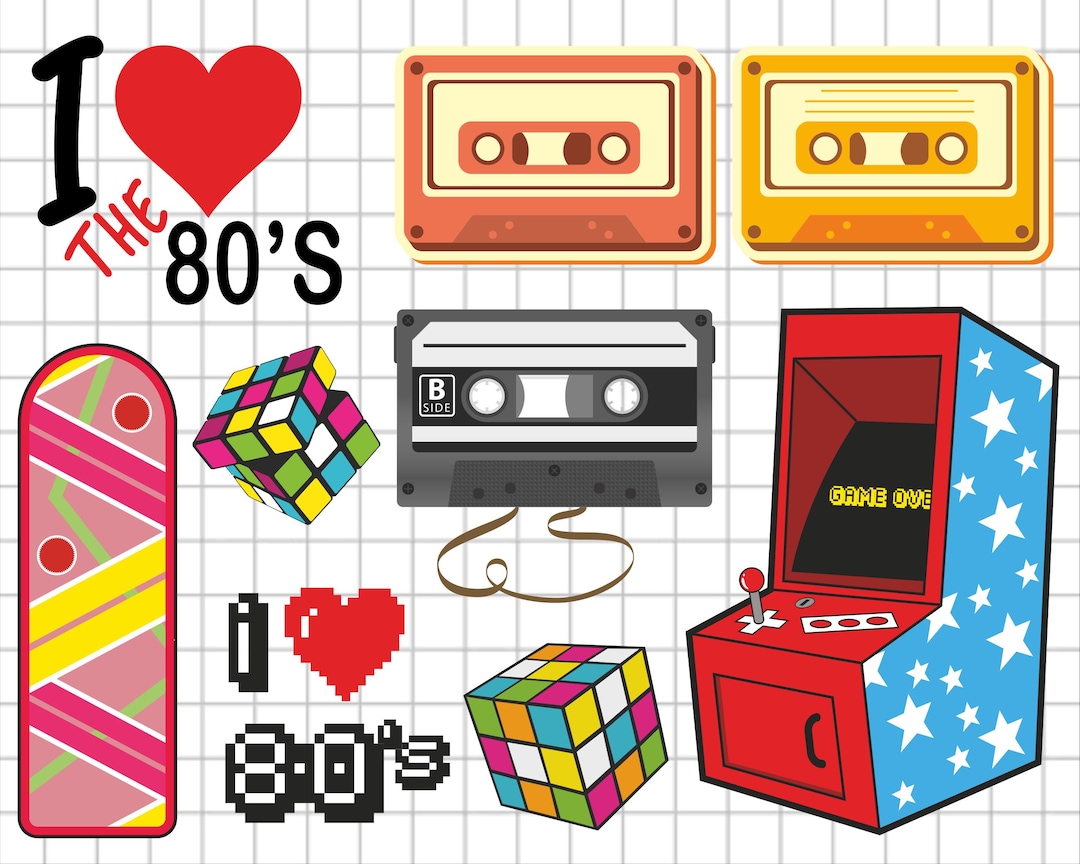 I Love the 80s Svg, Party Svg, 80s Retro Svg, 80s Party Svg, 80s ...