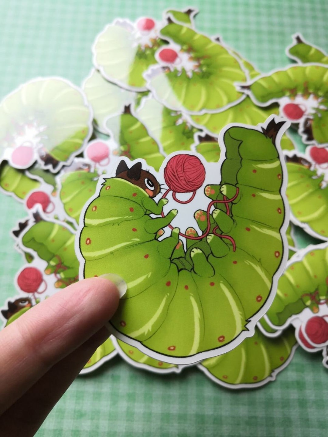 Caterpillar Sticker - Etsy