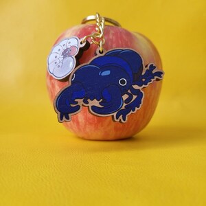 Grub & Stag Beetle Wooden Charm Keychain - Etsy Australia