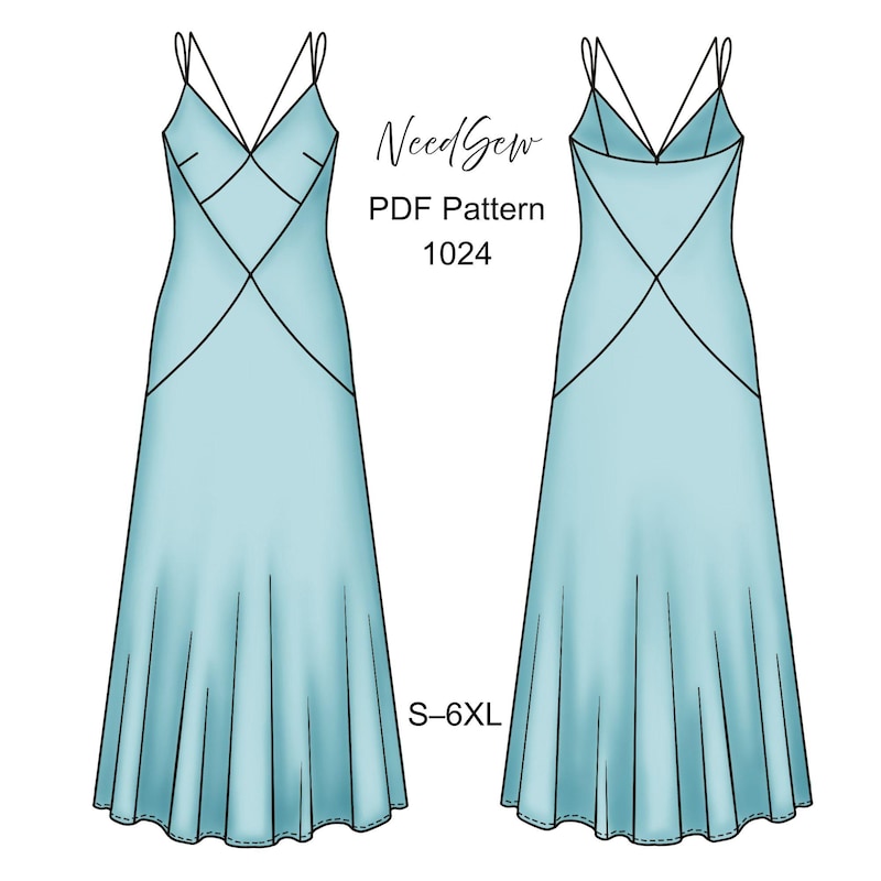 Slip Dress Sewing Pattern - Etsy
