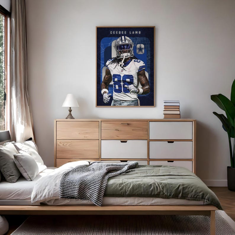 Ceedee Lamb Poster: Dallas Cowboys NFL Wall Art (digital Download) - Etsy