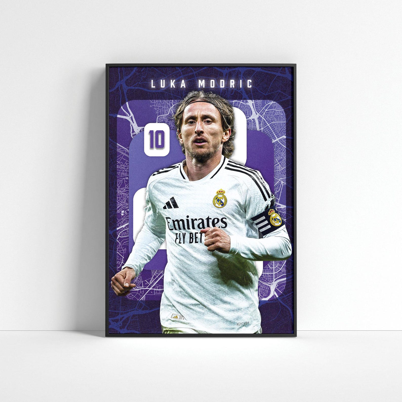 Luka Modric Poster, Real Madrid Poster, Luka Modric Print Art, Football ...