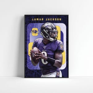 Lamar Jackson Poster: Baltimore Ravens NFL Art (digital Download) - Etsy