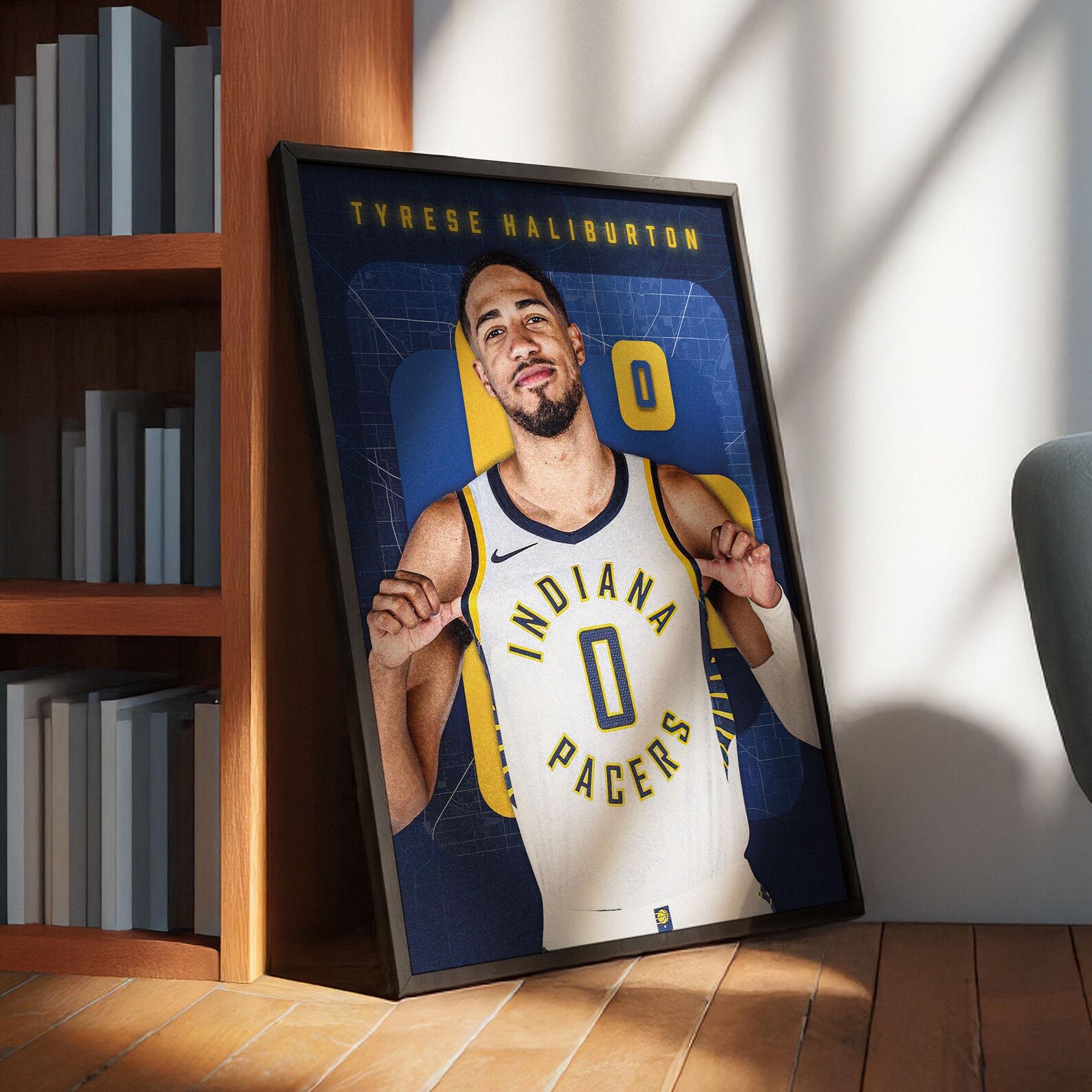 Tyrese Haliburton Poster: Indiana Pacers NBA Print (digital Download ...