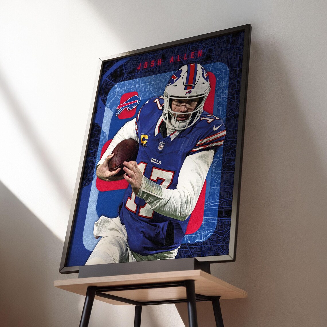 Josh Allen Buffalo Bills Poster: NFL Football Art (digital Download) - Etsy
