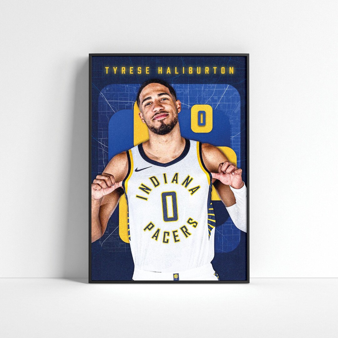 Tyrese Haliburton Poster: Indiana Pacers NBA Print (digital Download ...